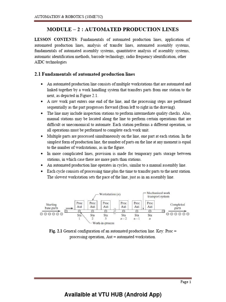 Automation and Robotic Module 2 | PDF | Automation | Belt (Mechanical)