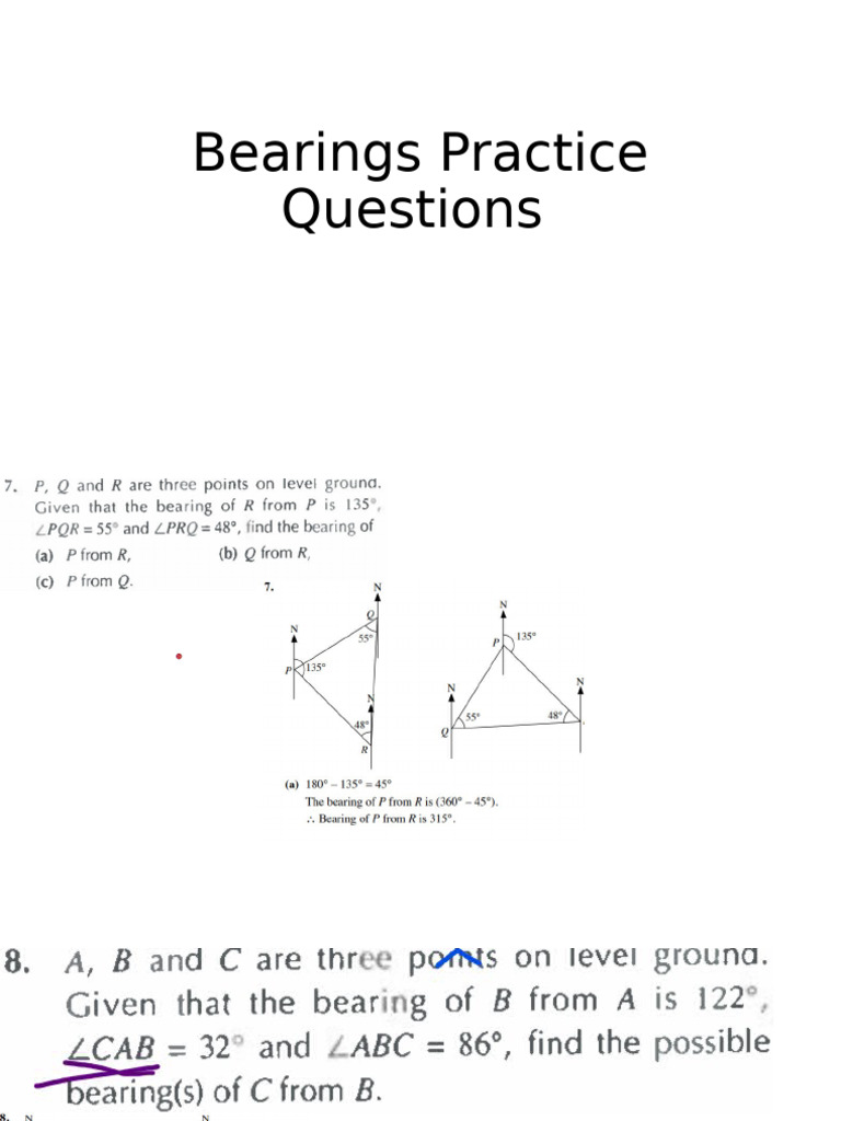 Bearings Practice Questions | PDF