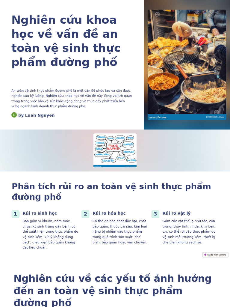 Nghien Cuu Khoa Hoc Ve Van Dje An Toan Ve Sinh Thuc Pham Djuong Pho | PDF