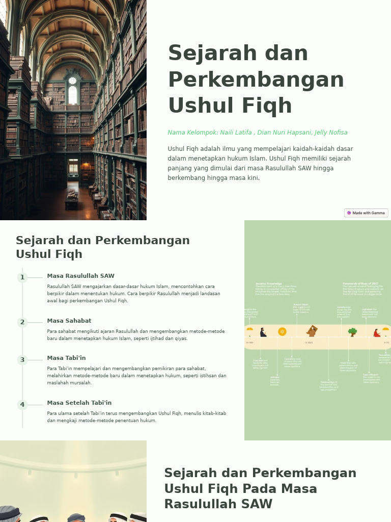 Sejarah Dan Perkembangan Ushul Fiqh | PDF