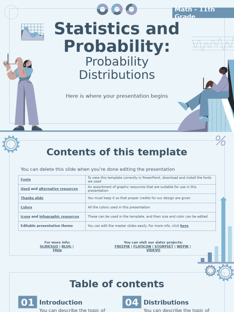 Statistics and Probability - Probability Distributions - Math - 11th ...