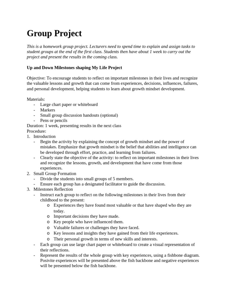 Group Project 5 | PDF | Mindset | Personal Development