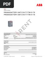 ABB 1SDA074172R1 Ekip Supply Data Sheet | PDF | Electrical Engineering | Electricity