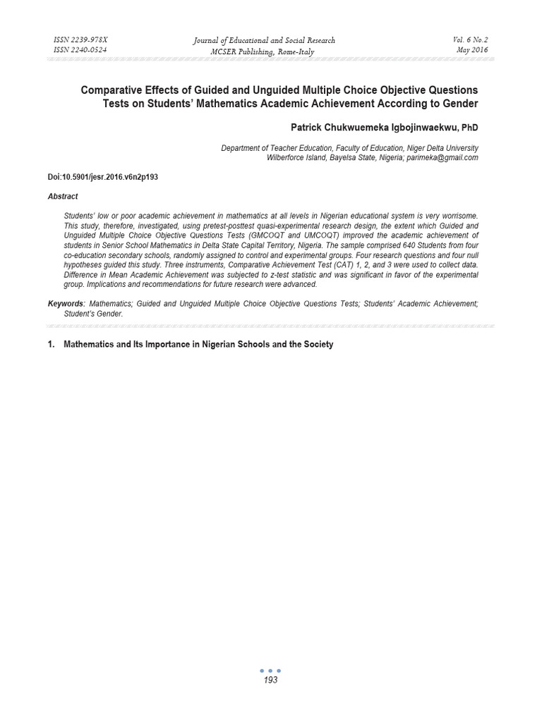 Igbojinwaekwu 2016 Sco Q3 - Comparative Effects of Guided and Unguided ...
