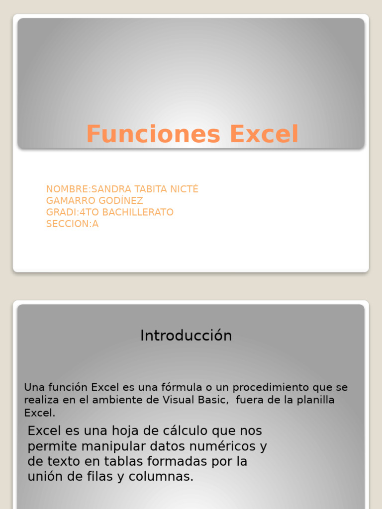 Funciones Excel | PDF | Microsoft Excel | Hoja de cálculo