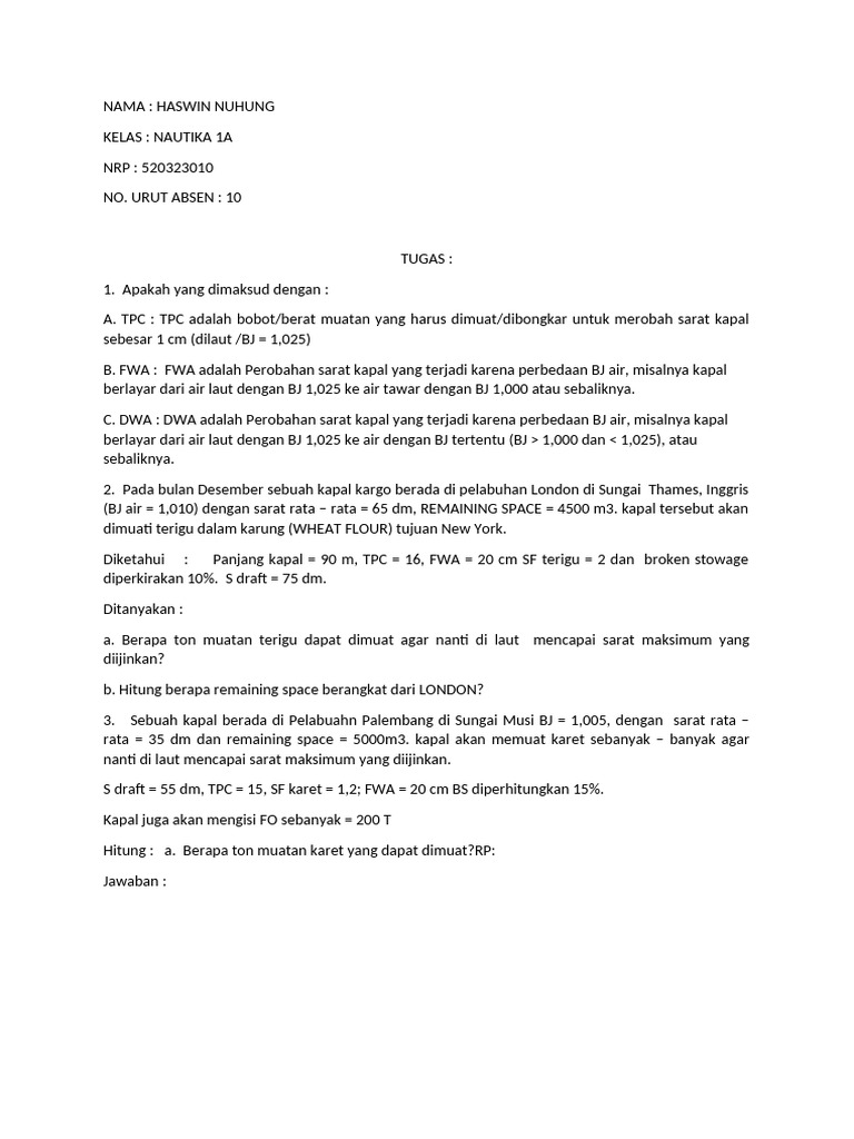 Wa0011. | PDF | Perjalanan | Sains & Matematika