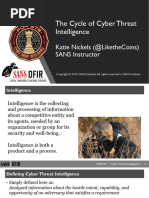 SANS DFPS FOR578 v1.9 02-23 | PDF | Security | Computer Security