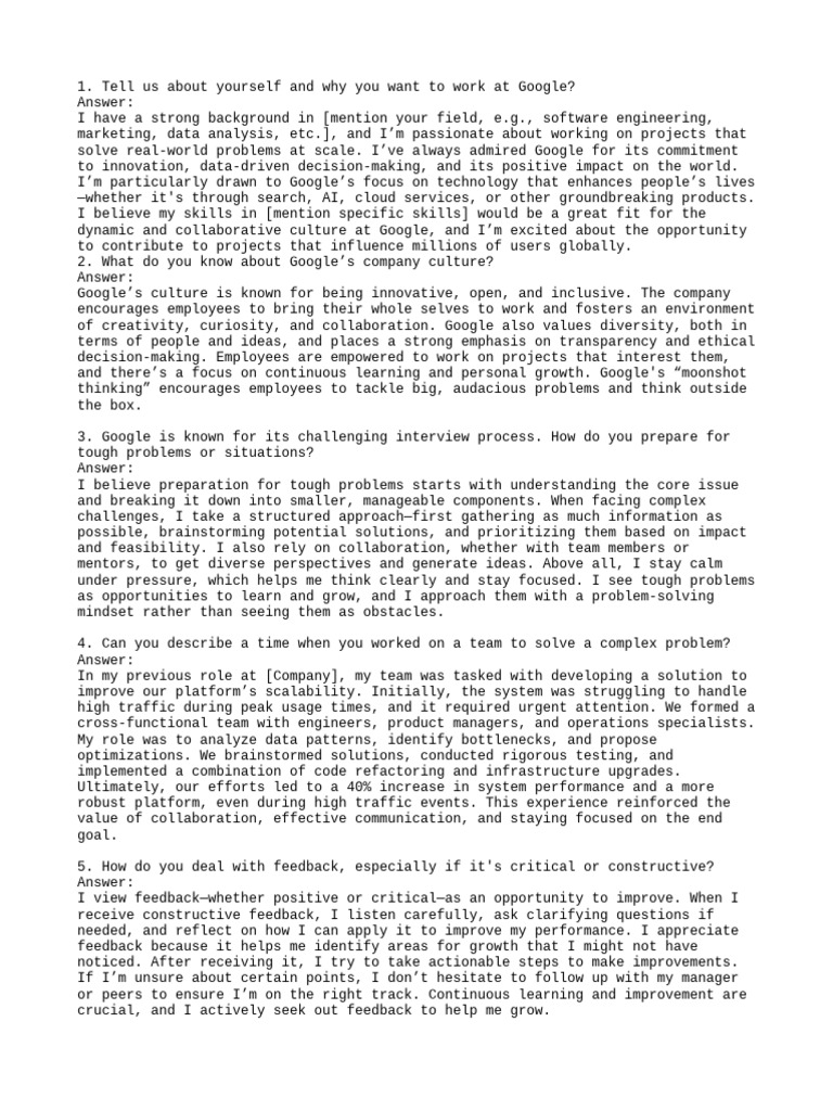 google | PDF | Creativity | Brainstorming