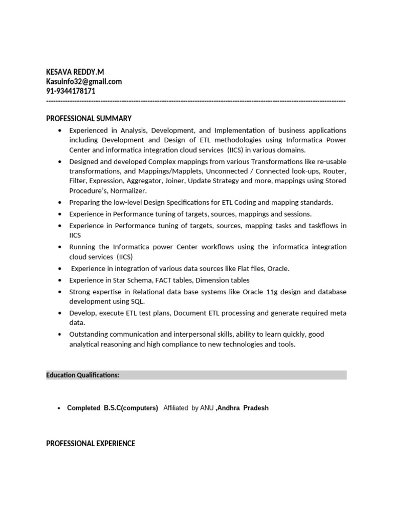 Kesava Informatica +IICS Developing and Supporting | PDF | Databases ...