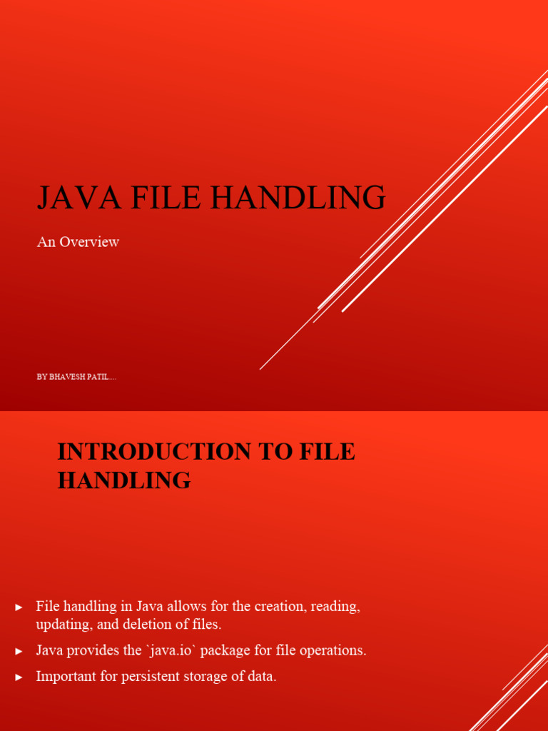 Unit 4.2-File - Handling - Presentation | PDF | Computer File | Text File