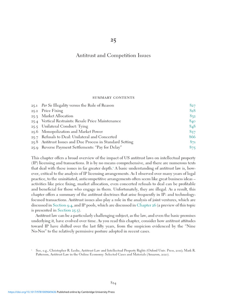 Intellectual Property Licensing and Transactions | PDF | Price Fixing ...