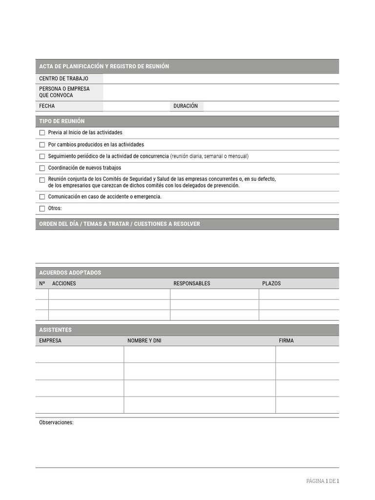 A2 Acta de Reuniones | PDF | Finanzas y dinero