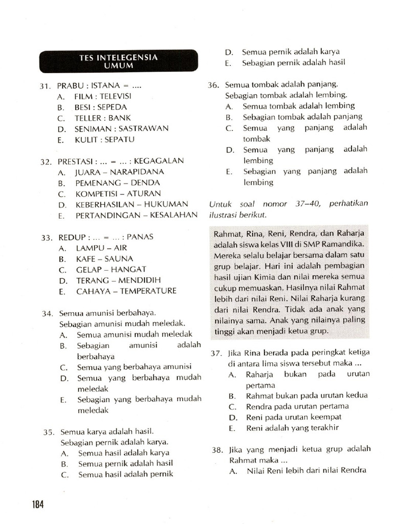 Soal Tiu 5 | PDF