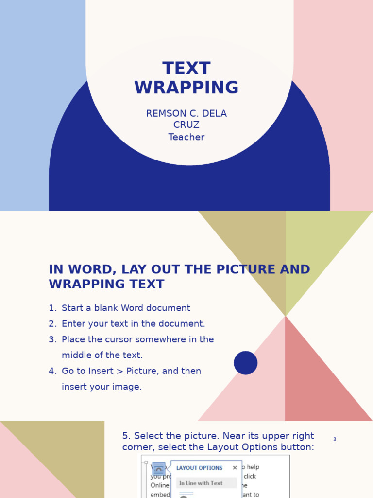 L3.2 Text Wrapping | PDF | Career & Growth