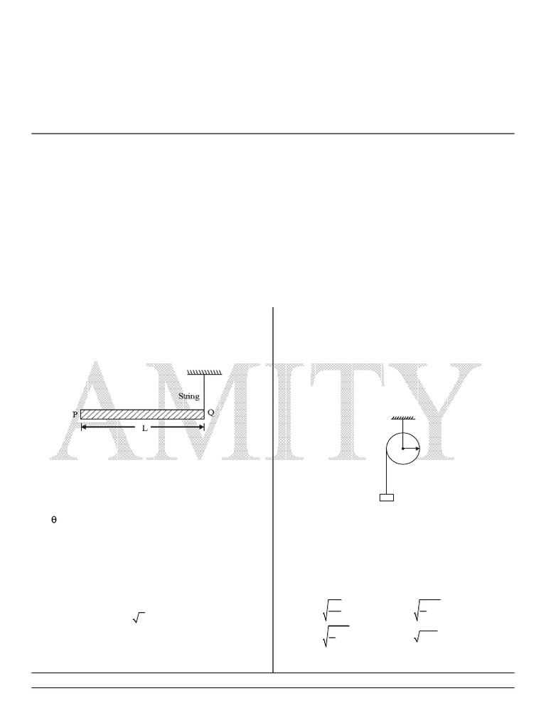 Practice Qs 1 | PDF | Rotation Around A Fixed Axis | Chemical Equilibrium