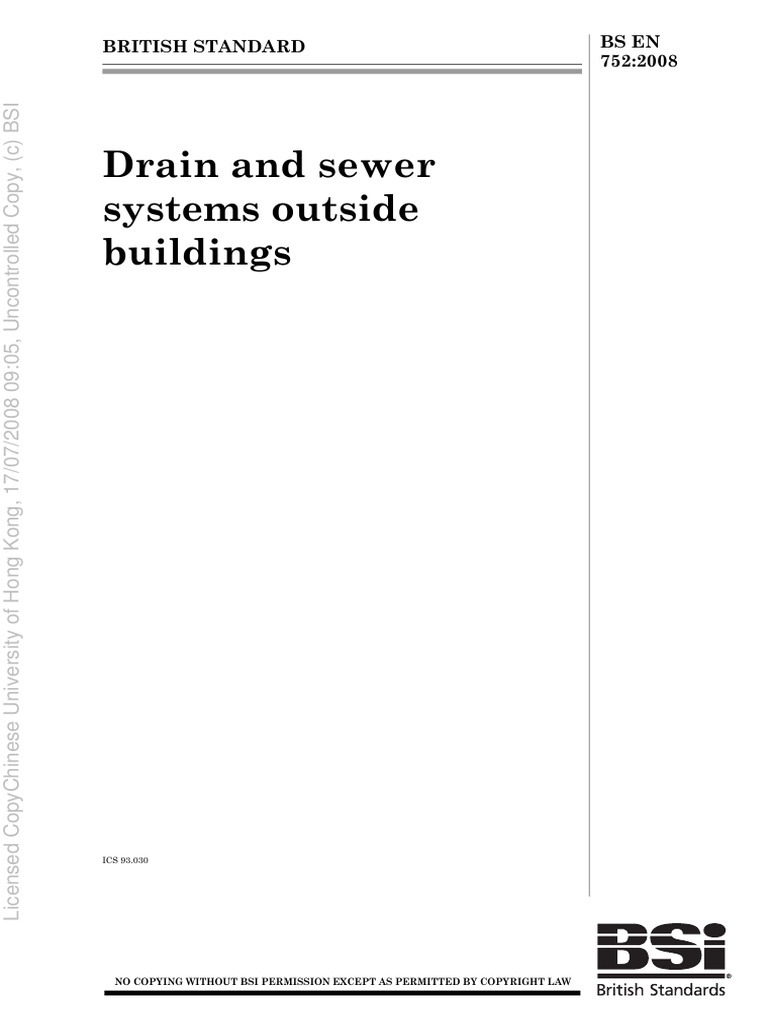 BS en 752 2008 | PDF