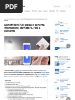 Sonoff Mini DIY - Manuale e Schema Collegamento Interruttore, Deviatore ...