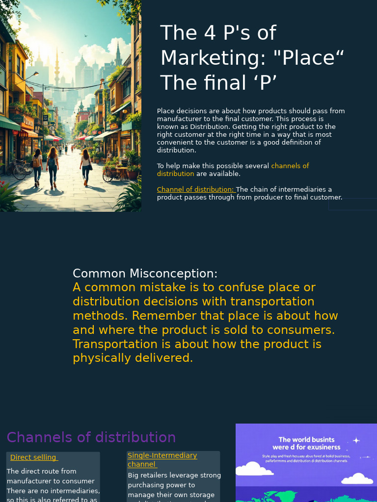 The 4 Ps of Marketing Place | PDF