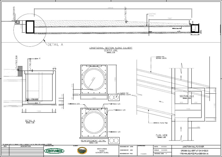 CH 0+411 - Dia 900mm Pipe Culvert-0+411 | PDF