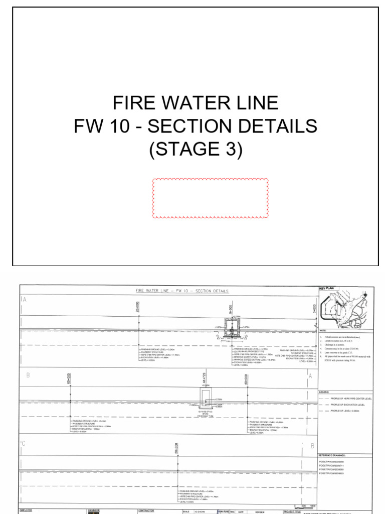 004203-Submission of Shop Drawing For Fire Water Line FW-10 Section ...