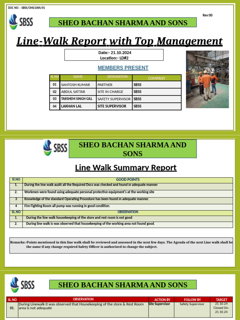 Line Walk- October | PDF