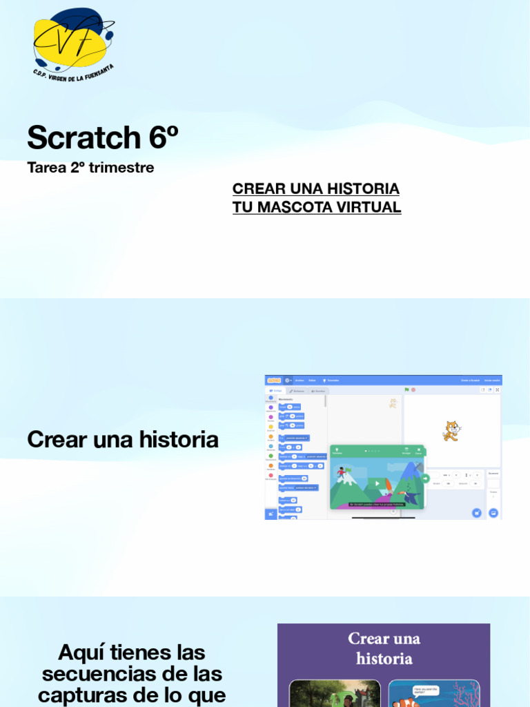 Scratch 6º Tarea 2º Trimestre | PDF | Hogar y jardín