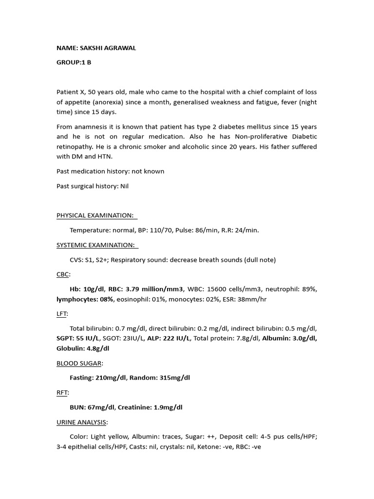 Name: Sakshi Agrawal Group:1 B | PDF | Kidney | Chronic Kidney Disease