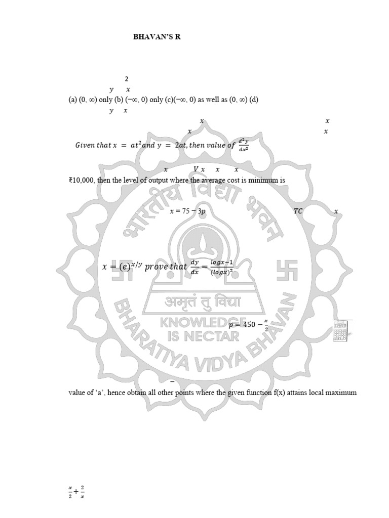 Practice Sheet 8 (Diff 03) | PDF | Matrix (Mathematics) | Function ...