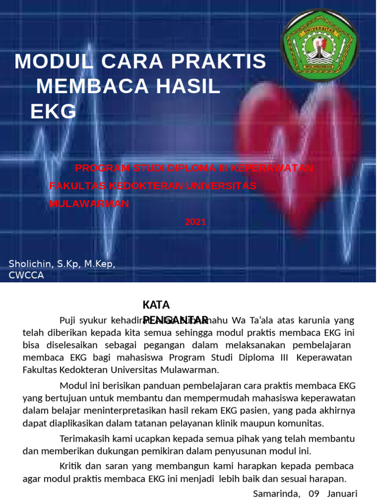 Modul Cara Praktis Membaca EKG | PDF