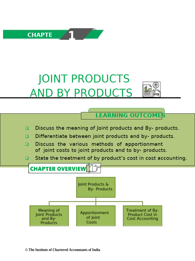 Joint Products & by Products | PDF | Cost Of Goods Sold | Cost