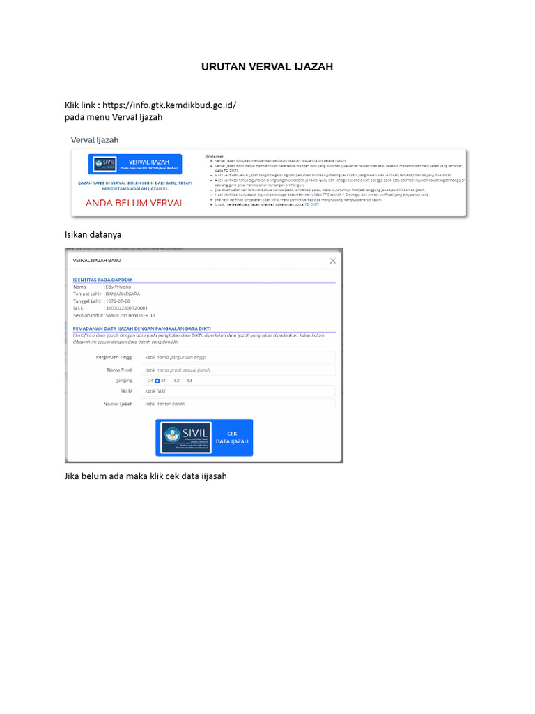 Urutan Verval Ijazah | PDF