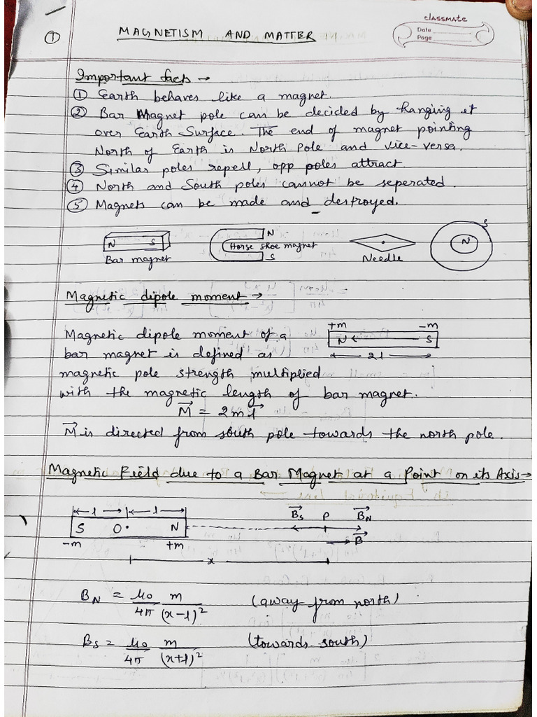 Magnetism and Matter (Phy) | PDF