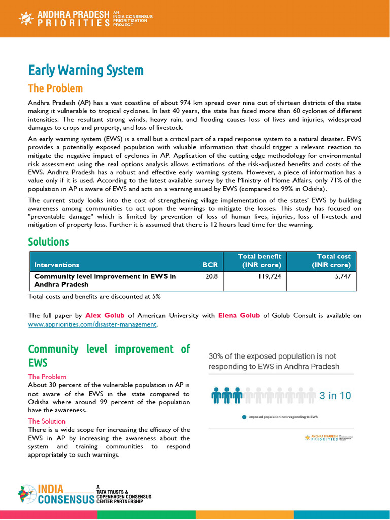 AP Early Warning Systems PDF Research Summary | PDF | Tropical Cyclones ...