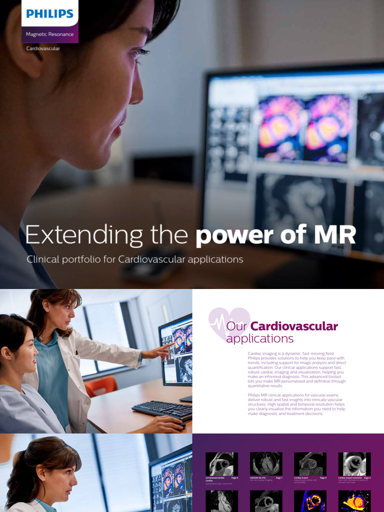 brochure_cardiovascular | PDF | Magnetic Resonance Imaging | Angiography