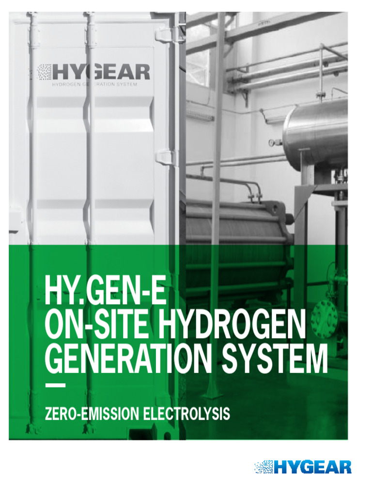 HYGEAR - HyGen E - Apr 2020 1 | PDF | Hydrogen | Chemical Engineering