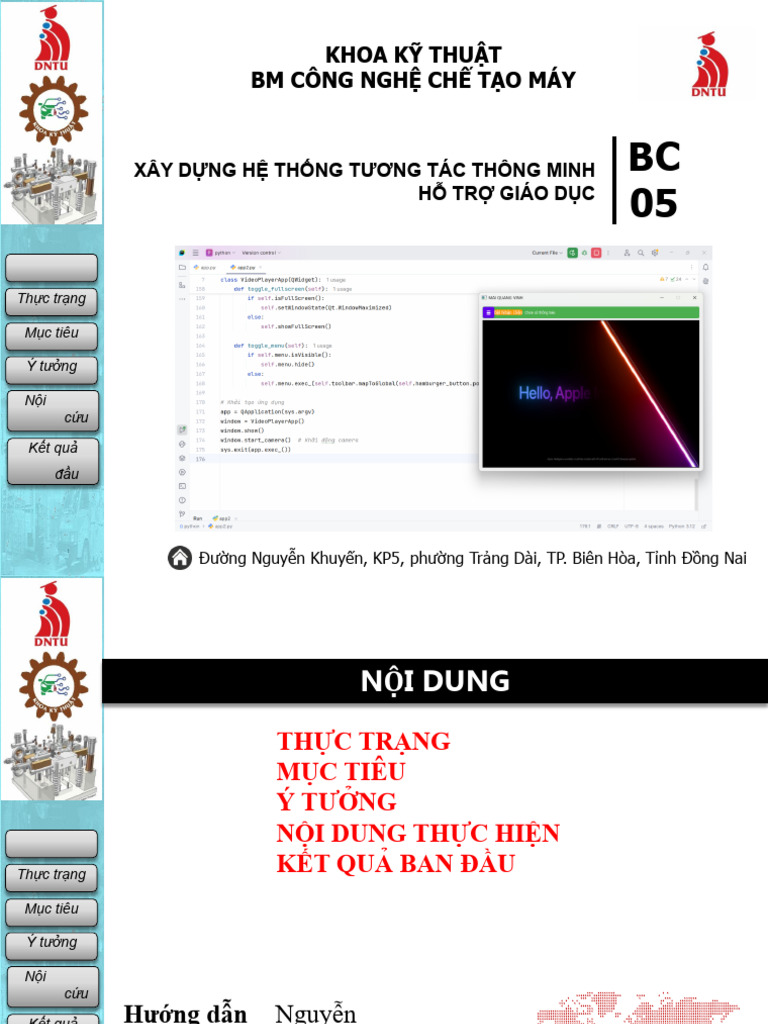 3. PPT. MAI QUANG VINH - 1822040147 - KHOA KỸ THUẬT - thuyet minh | PDF