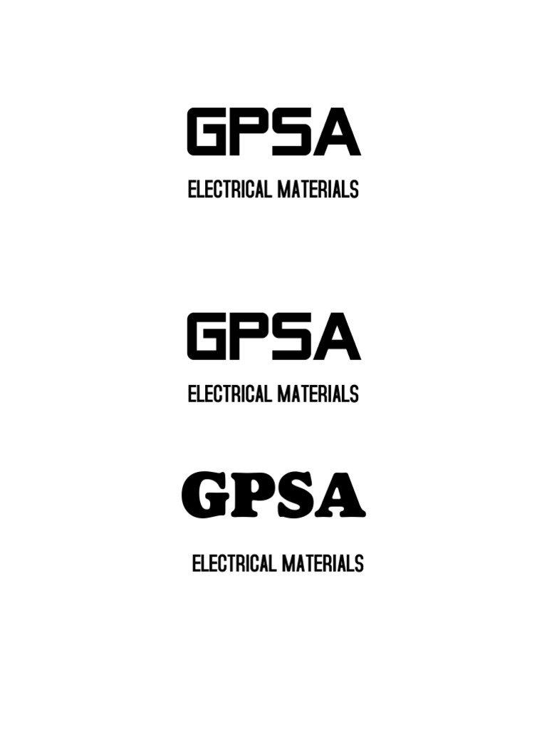 GPSA | PDF