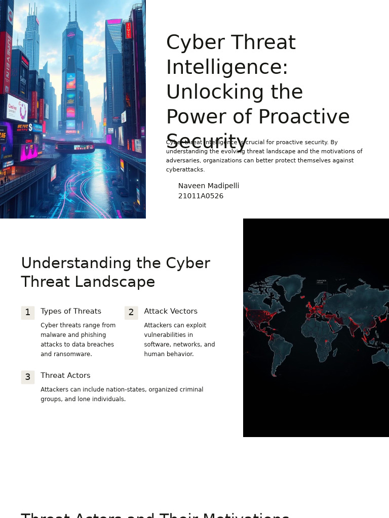 Cyber Threat Intelligence Unlocking The Power of Proactive Security ...