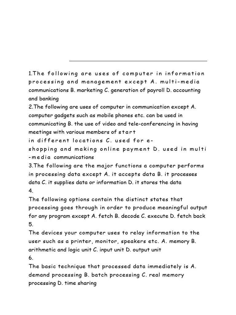 LARINNA SECONDARY SCHOO1 Infotech | PDF | Computer Keyboard | Input/Output
