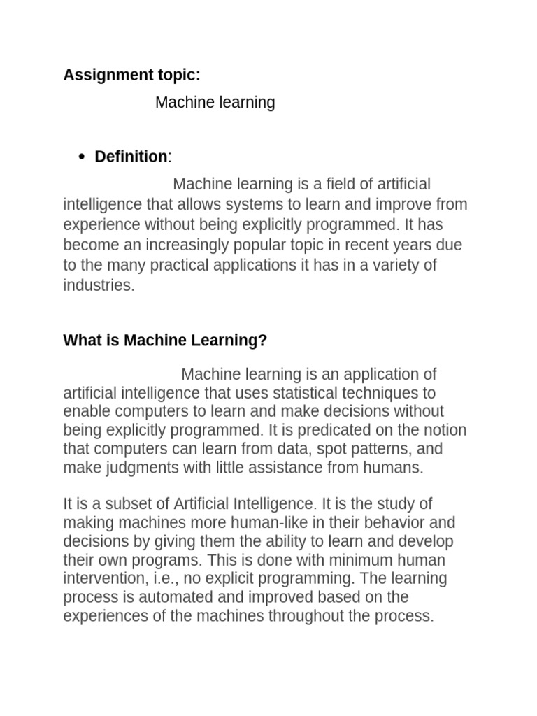 Machine Learning | PDF | Machine Learning | Speech Recognition Machine Learning | PDF | Machine Learning | Speech Recognition