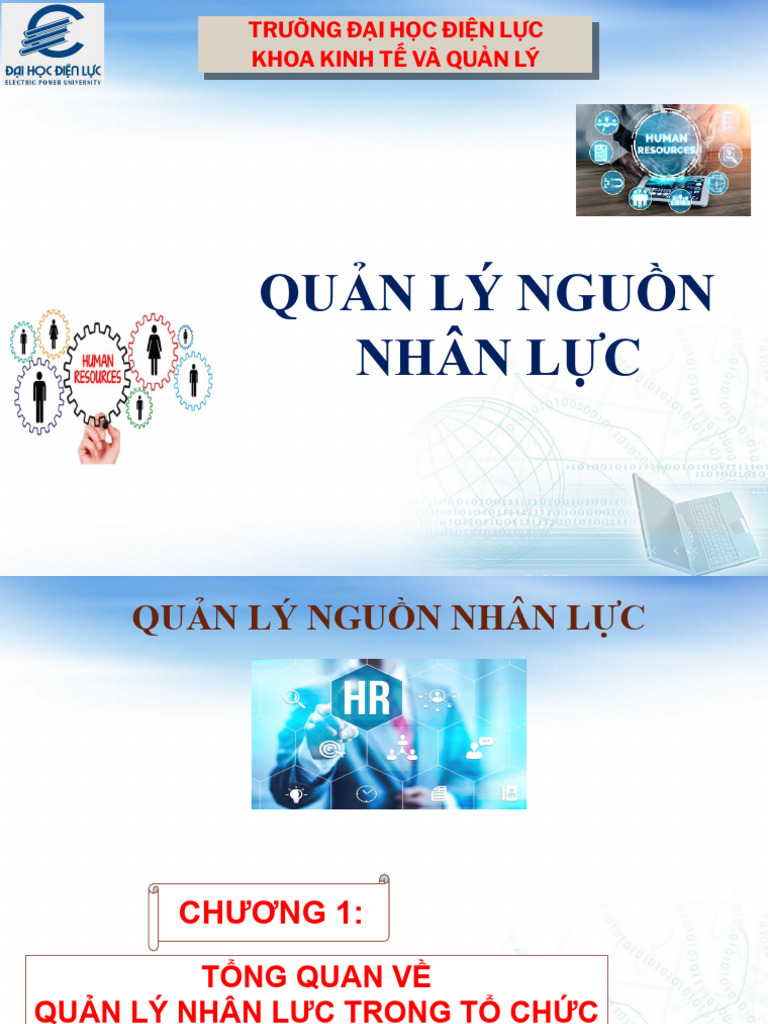 QTKD-Chuong 1 - Tổng Quan QLNNL | PDF