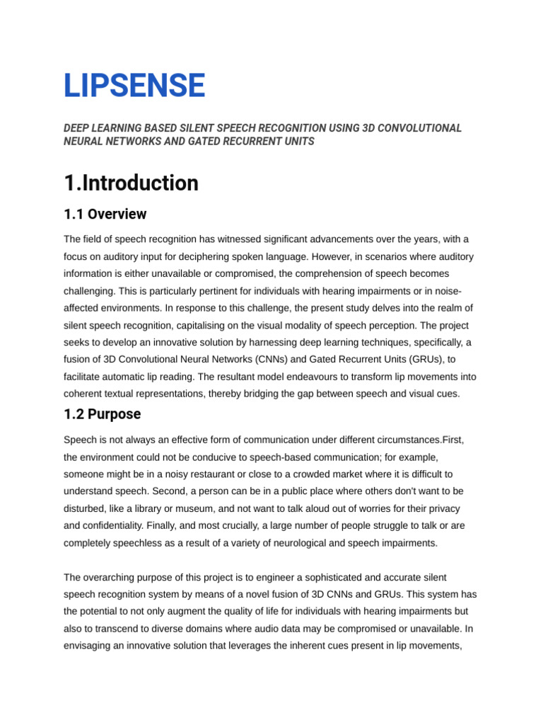Final Project Report | PDF | Speech Recognition | Deep Learning Final Project Report | PDF | Speech Recognition | Deep Learning