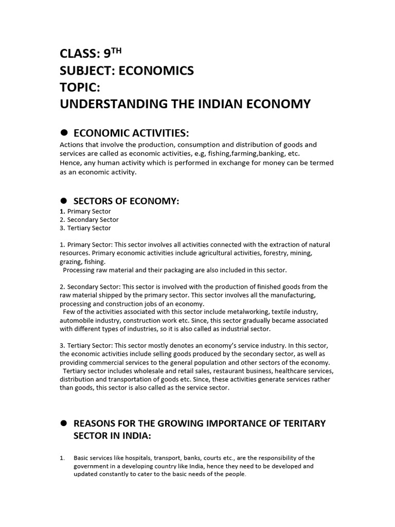 Understanding Indian Economy | PDF | Gross Domestic Product | Poverty ...