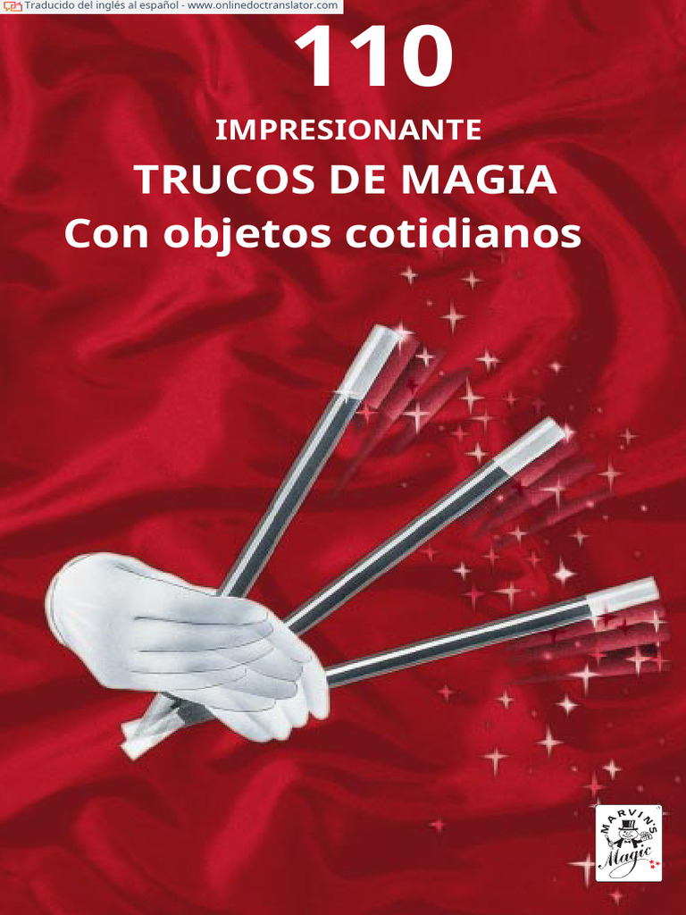 110 Amazing Magic Tricks With Trad Pdf Mano