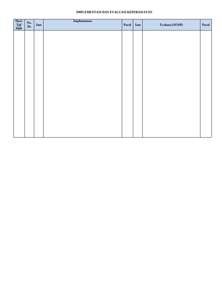 Tabel Implementasi | PDF | Teknologi & Rekayasa