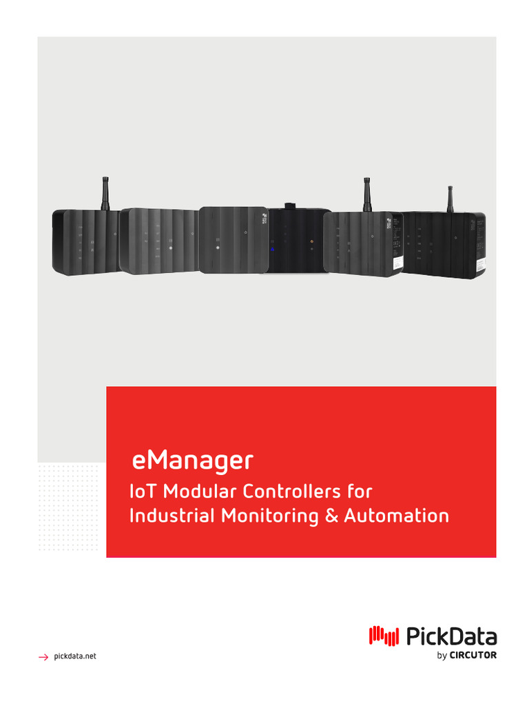 Emanager Industrial Modular Edge For IoT Solutions | PDF | Power Supply | Relay