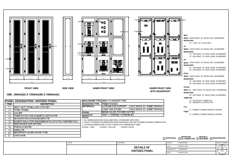 BAHJS UNITIZED CABINET Revised | PDF | Building Engineering | Materials