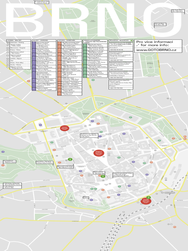 Mapa Centra Brna | PDF