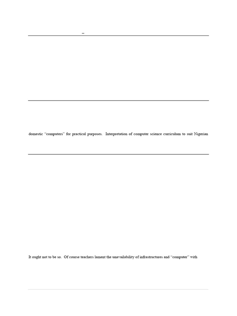 Value Reorientation in Computer Studies: The Use of Common and ...