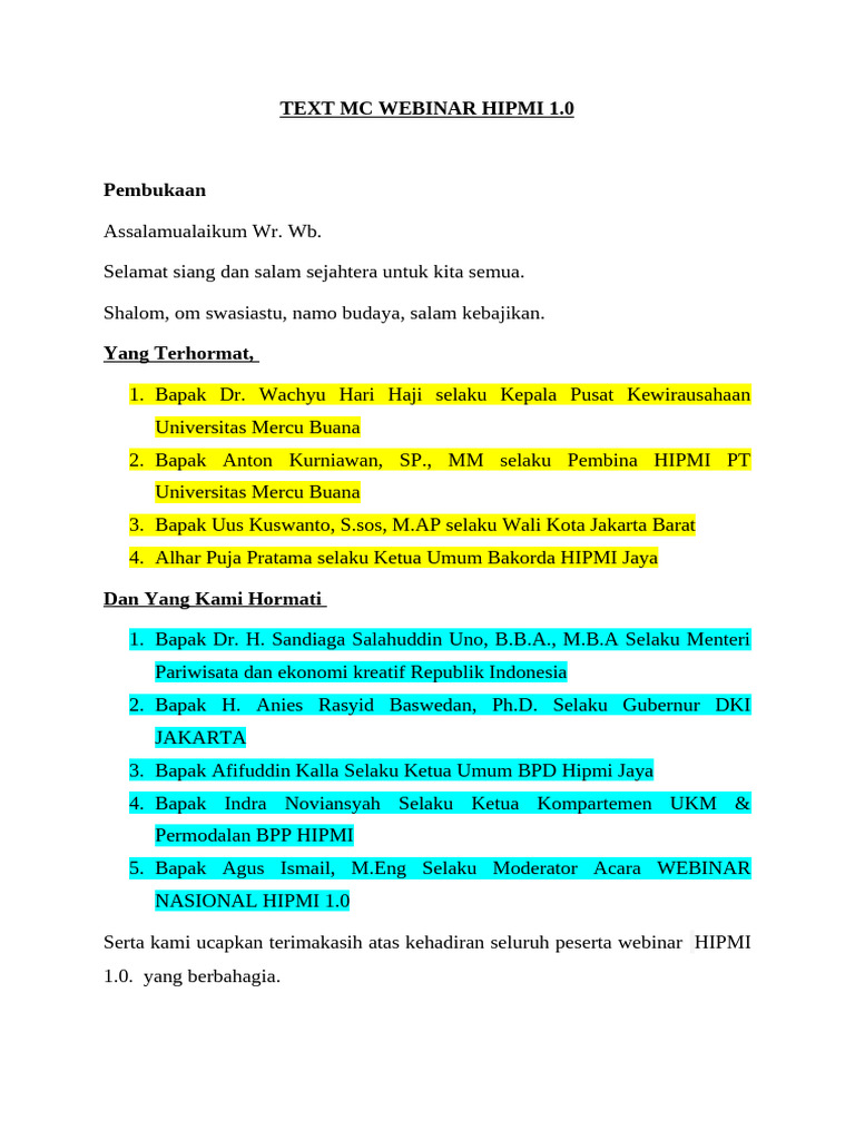 Text MC Seminar | PDF | Ilmu Sosial